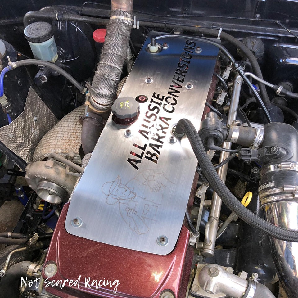 Ford Barra FG Stainless Steel Coil Cover 'All Aussie Barra Conversions ...